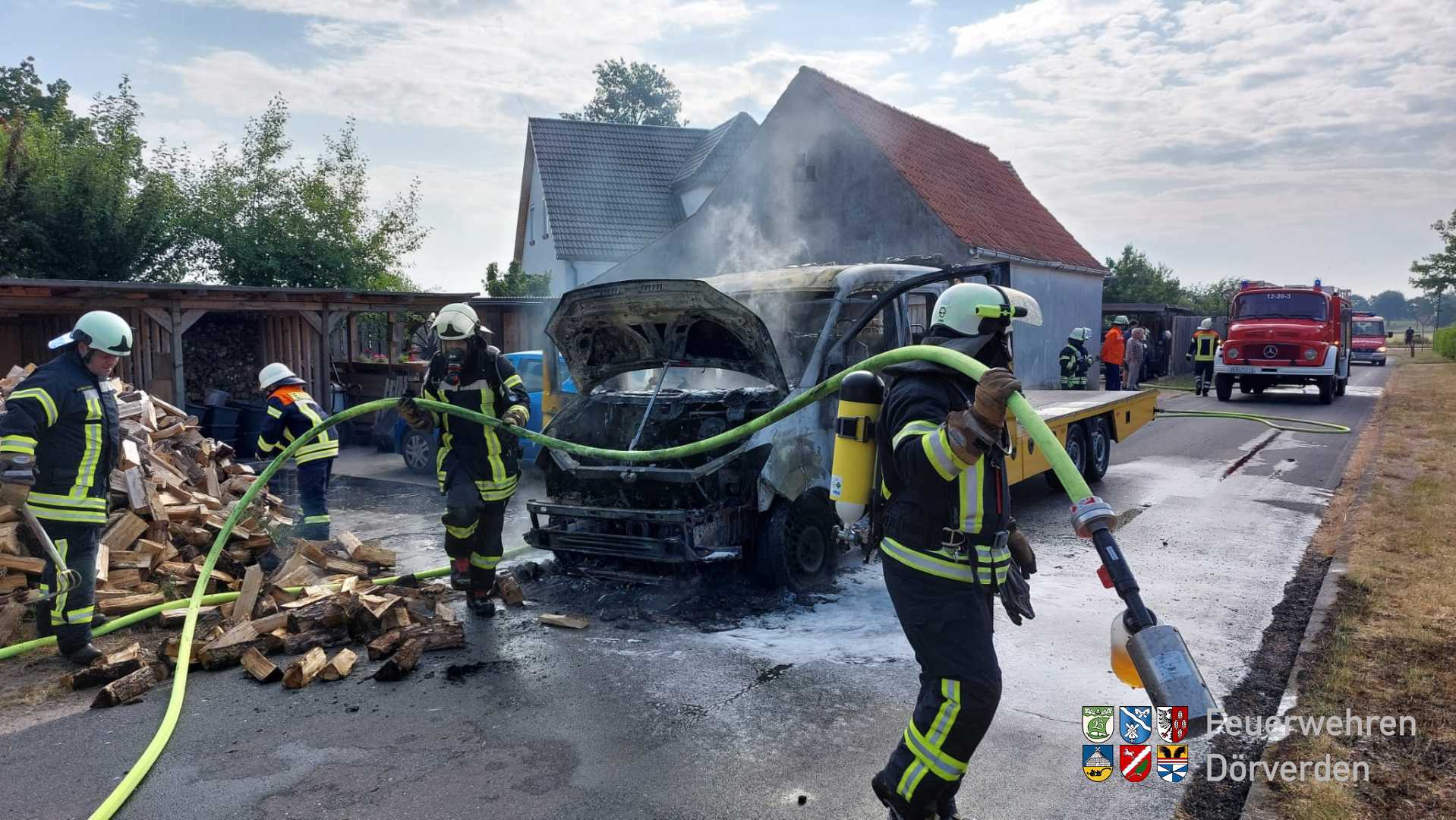 Lkw-Brand – Freiwillige Feuerwehren Dörverden